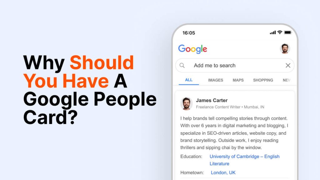 Add Me To Google Search Card 2025 + Full Video Tutorial